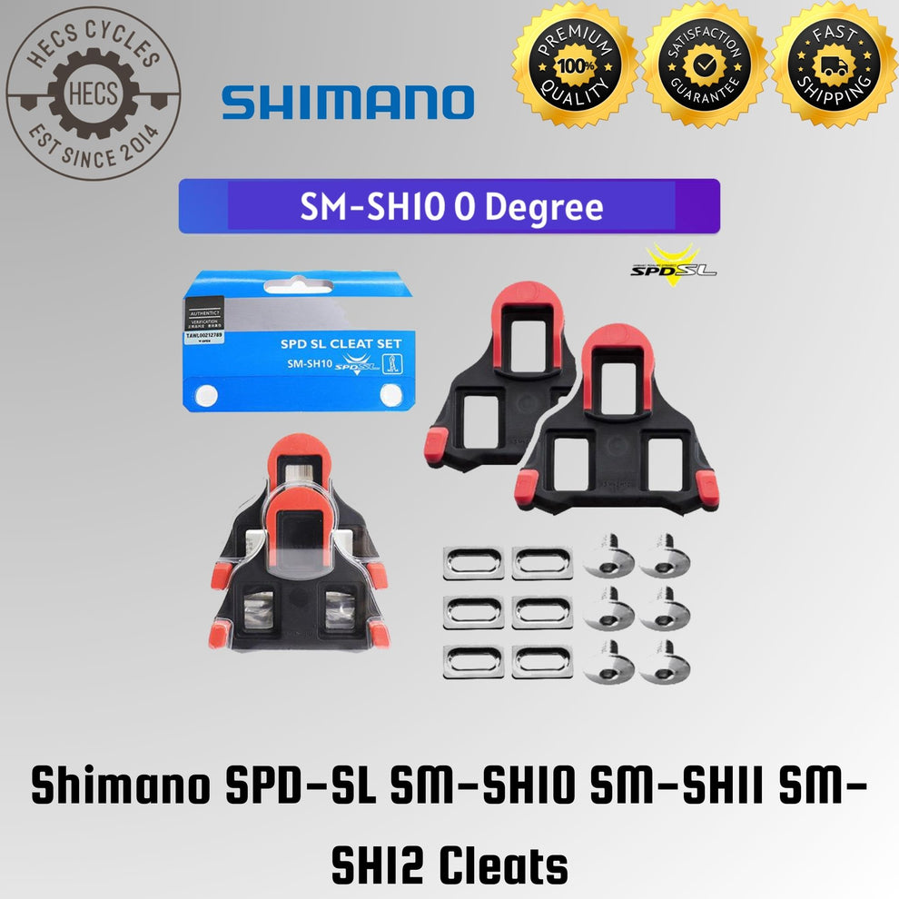 Shimano SPD-SL SM-SH10 SM-SH11 SM-SH12 Cleats – HECS Cycles